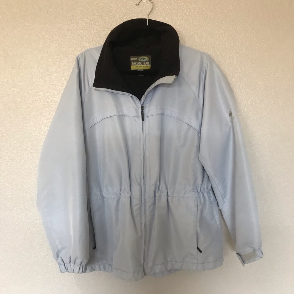Pacific Trail Light Blue Anorak Style Jacket Med - Gem